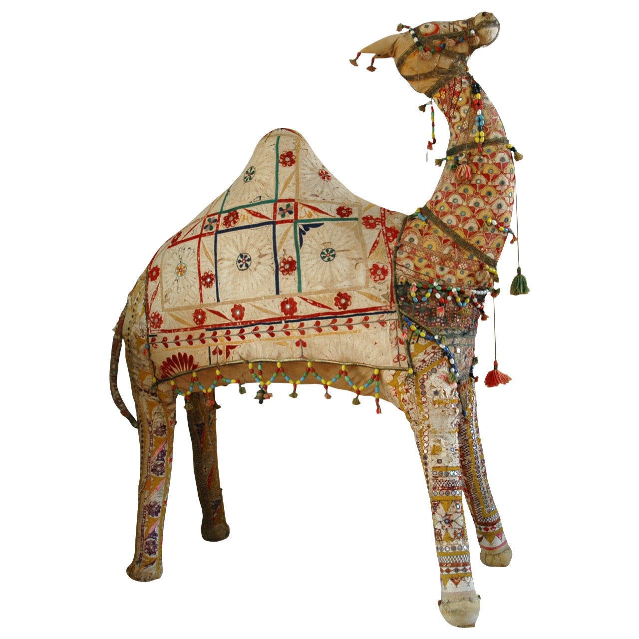 Whimsical Tapestry Camel, circa 1940 at 1stDibs