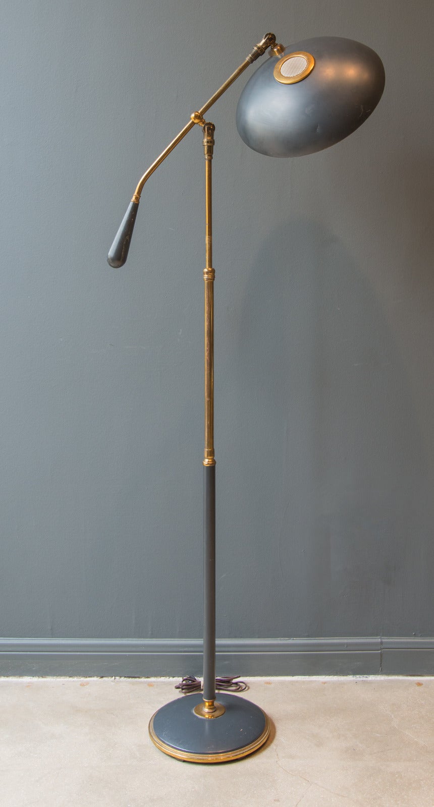 Mid-20th Century Lightolier Counterbalance Floor Lamp by Gerald ...