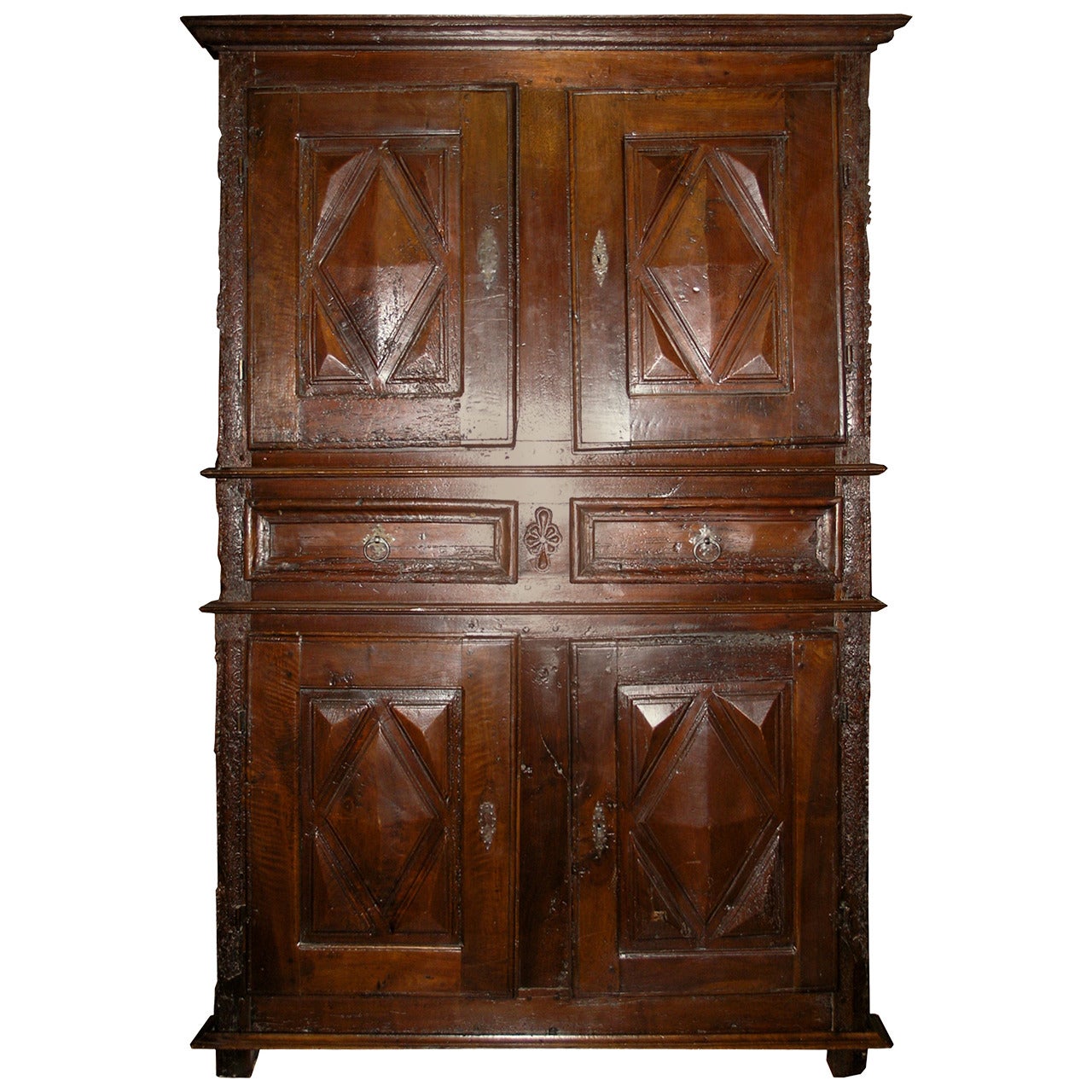 Antique Placard Made of Walnut at 1stDibs