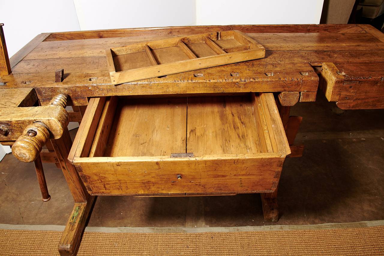 European Carpenter's Workbench at 1stDibs | european workbench
