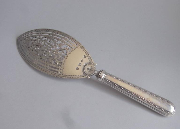 Very Fine George III Serving Slice Made in London in 1783 by William ...