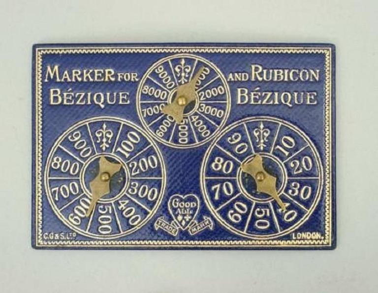 Bezique Card Game Set by Goodall and Son at 1stDibs | bezique set ...