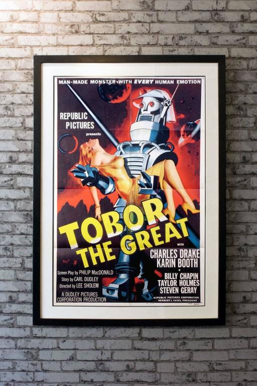 "Tobor The Great" Film Poster, 1954 For Sale at 1stDibs