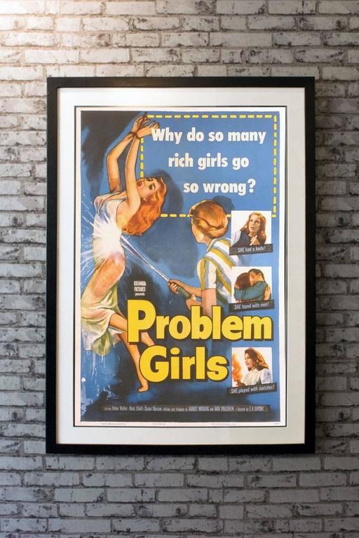 "Problem Girls" Film Poster, 1953 For Sale at 1stDibs | problem girls 1953