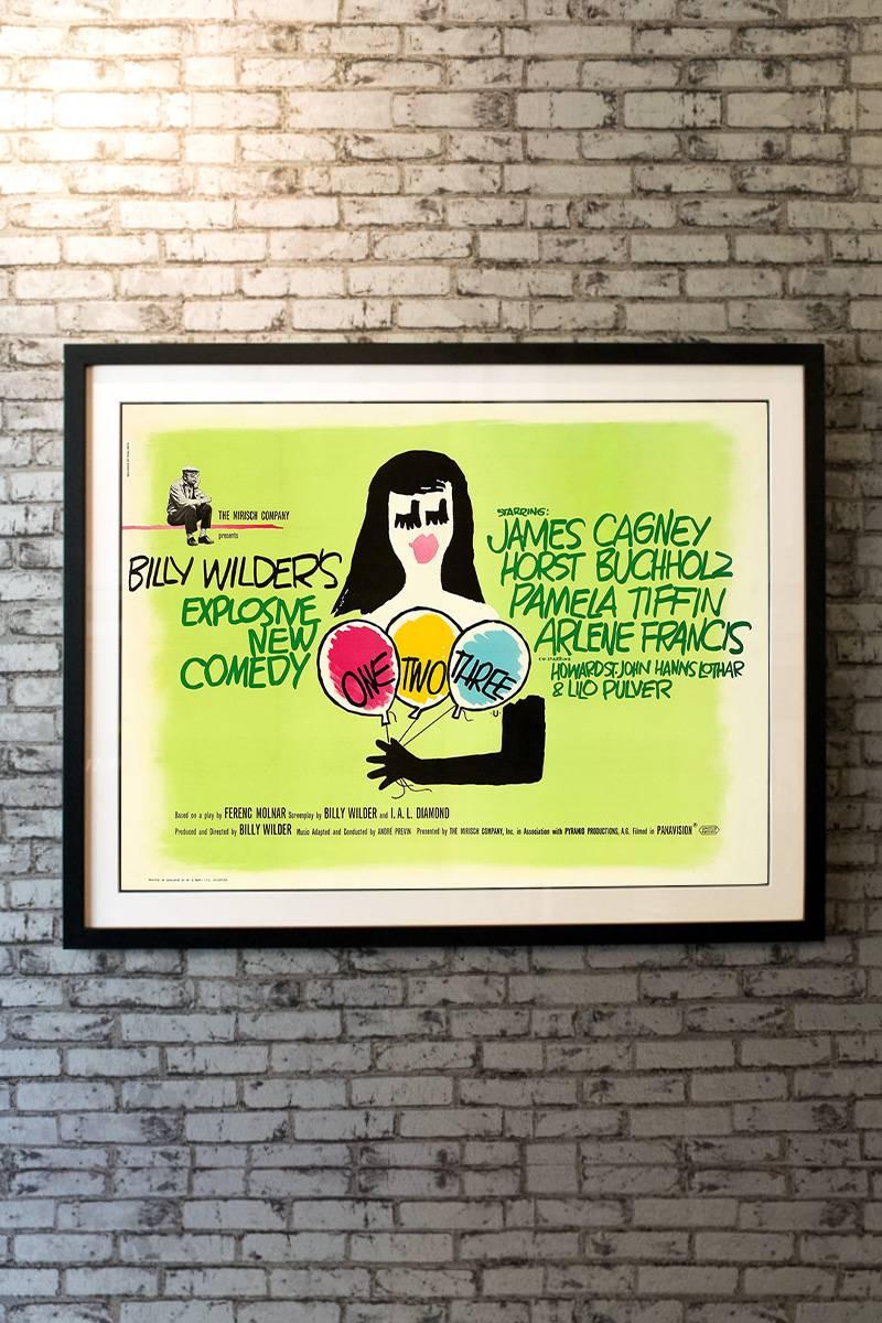 "One, Two, Three" Film Poster, 1961 For Sale at 1stDibs
