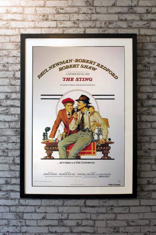 "The Sting" Film Poster, 1973 For Sale at 1stDibs | the sting poster ...