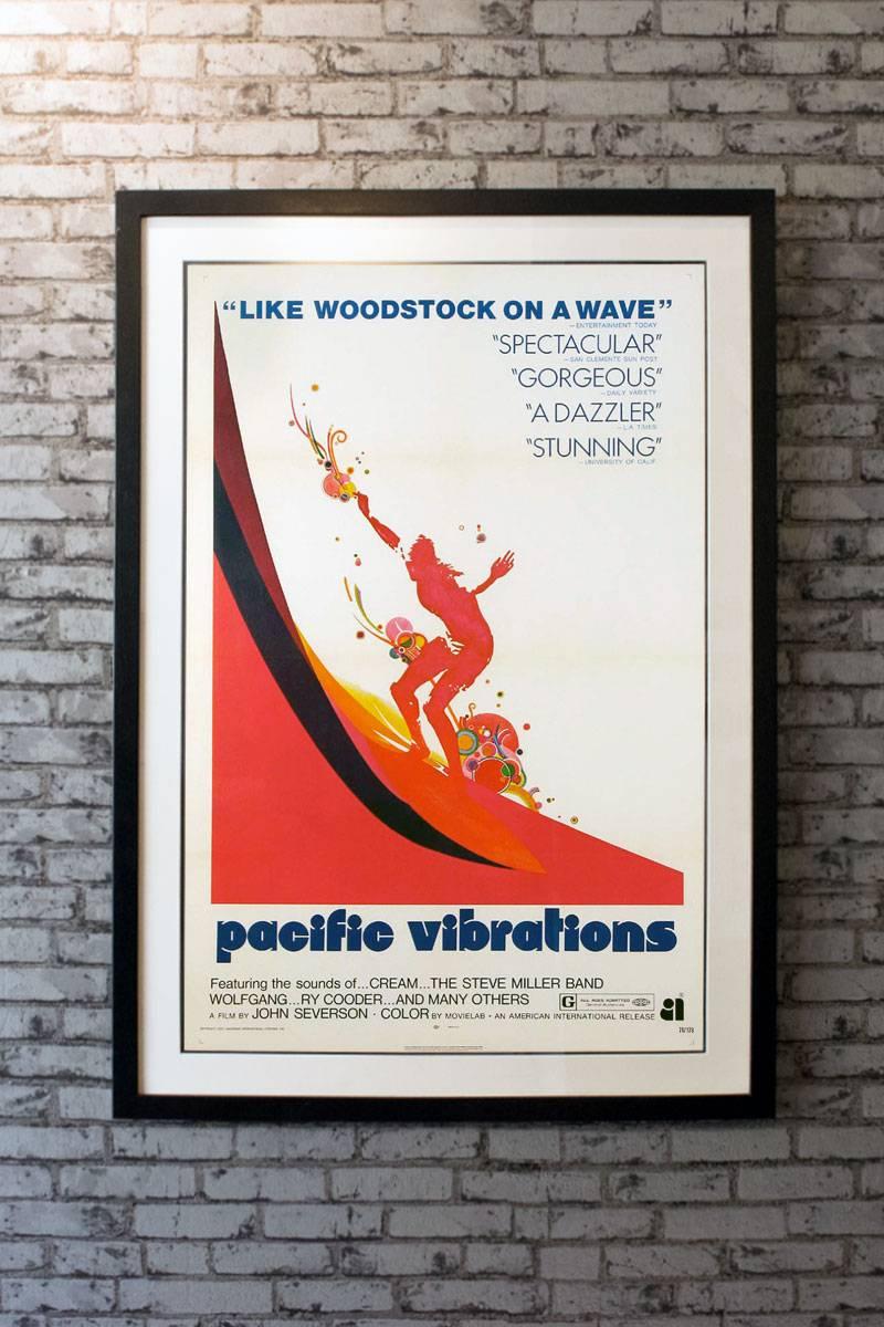 "Pacific Vibrations" Film Poster, 1970 at 1stDibs