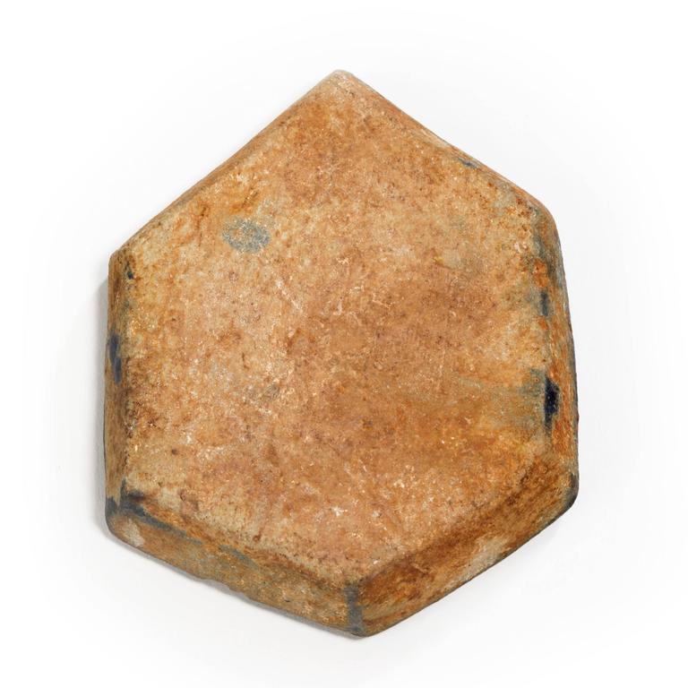 Ilkhanid Ladjvardina Six-Sided Tile at 1stDibs