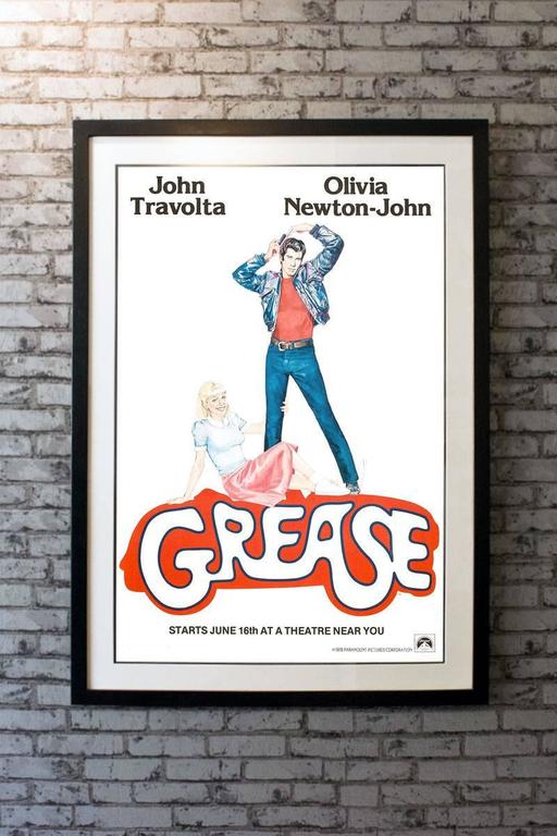 "Grease" Poster, 1978 For Sale at 1stDibs | original grease poster, grease posters