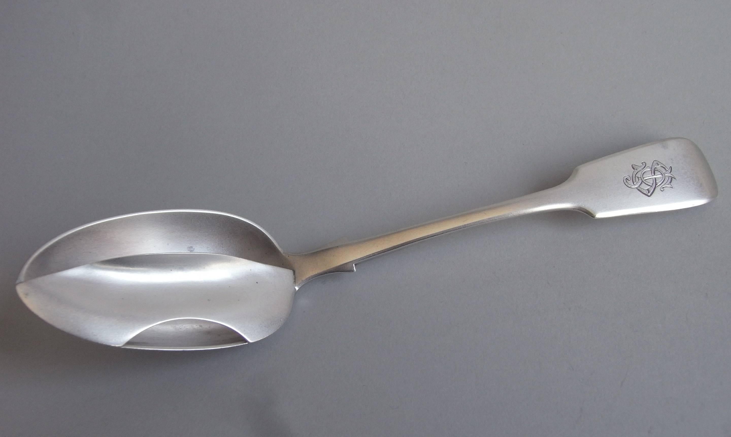 Extremely Rare Moustache Spoon Made in London in 1880 by George Adams ...