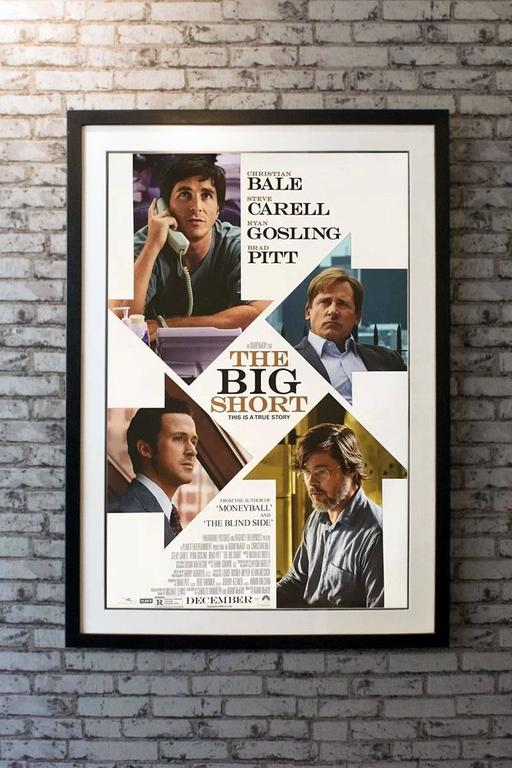 "The Big Short" Film Poster, 2015 For Sale at 1stDibs | short film posters