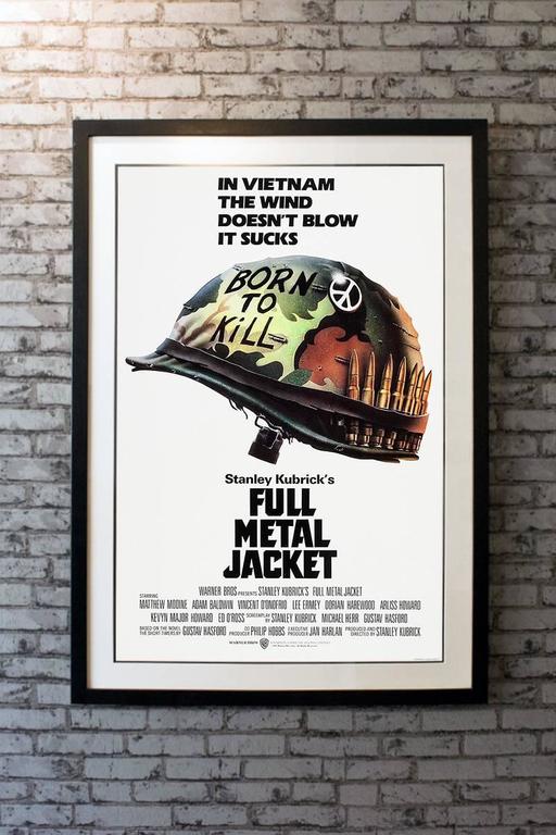 "Full Metal Jacket" Film Poster, 1987 at 1stDibs