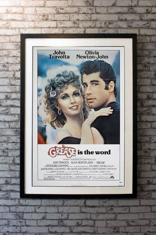 "Grease" Film Poster, 1978 For Sale at 1stDibs