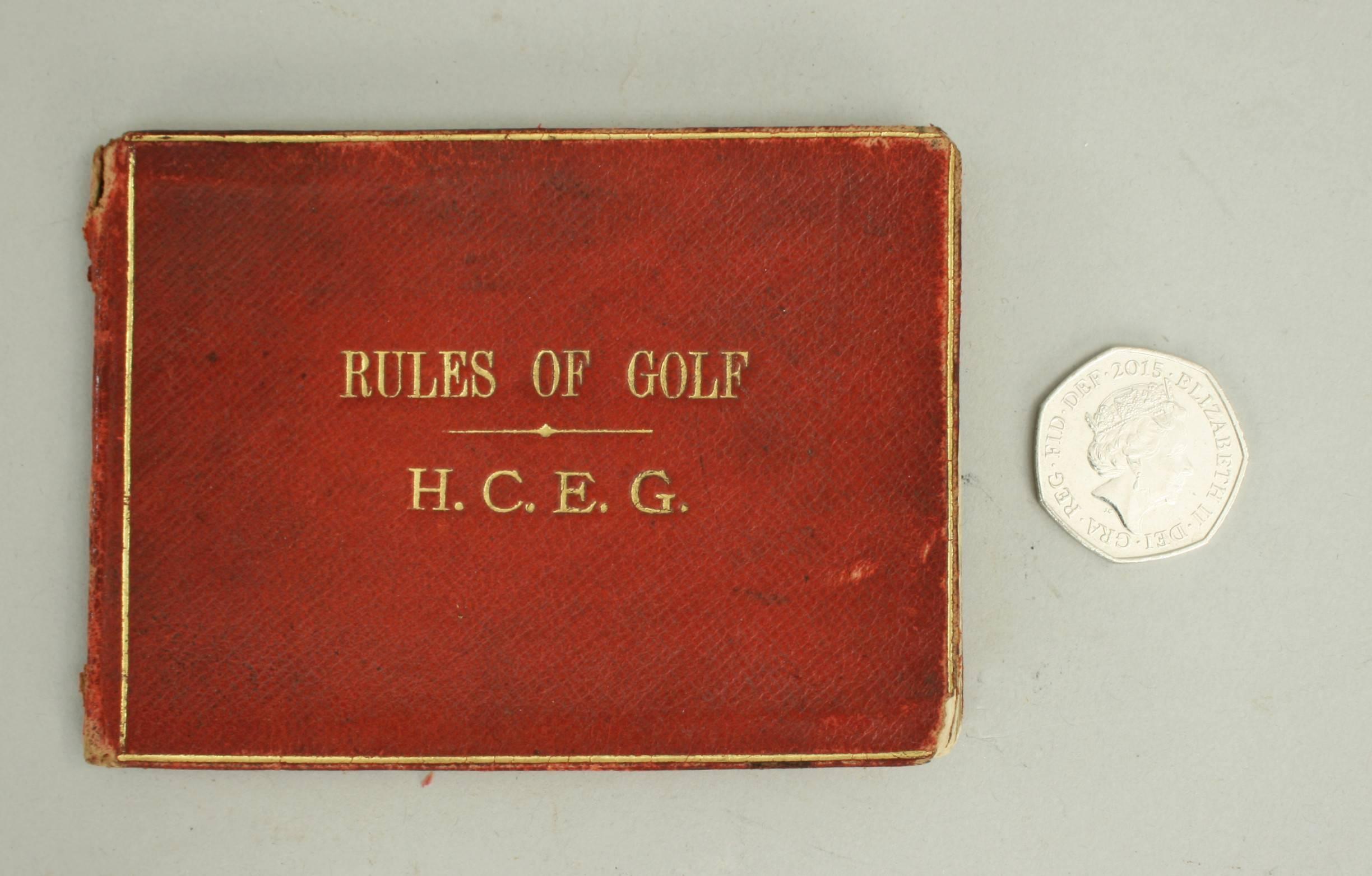 Rules of Golf, Honourable Company of Edinburgh Golfers at 1stDibs