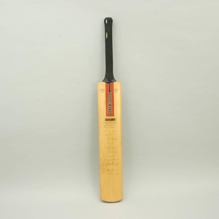 Autographed Cricket Bat, Gray Nicolls at 1stDibs
