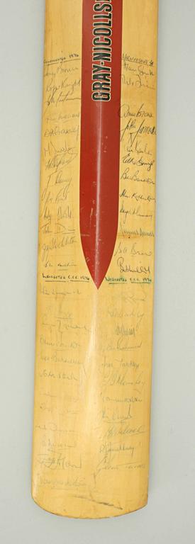 Autographed Cricket Bat, Gray Nicolls at 1stDibs