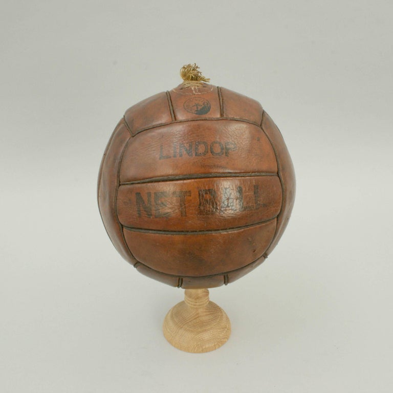 Leather Lindop Netball at 1stDibs