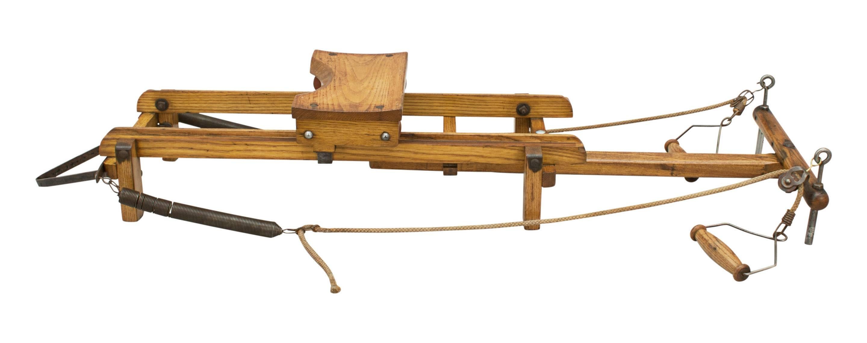 Vintage Wooden Rowing Machine at 1stDibs | vintage rowing machine ...