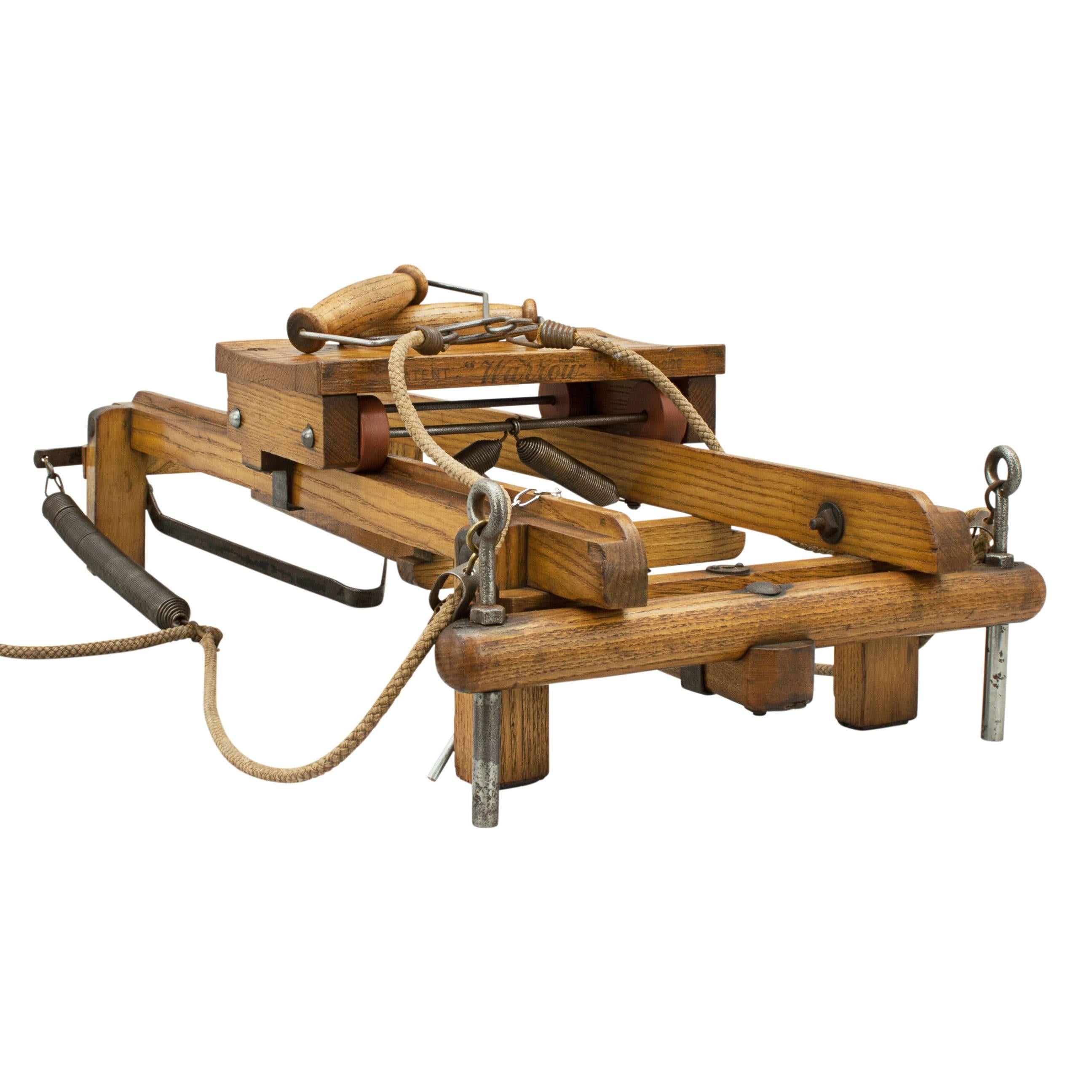 Vintage Wooden Rowing Machine at 1stDibs | vintage rowing machine ...