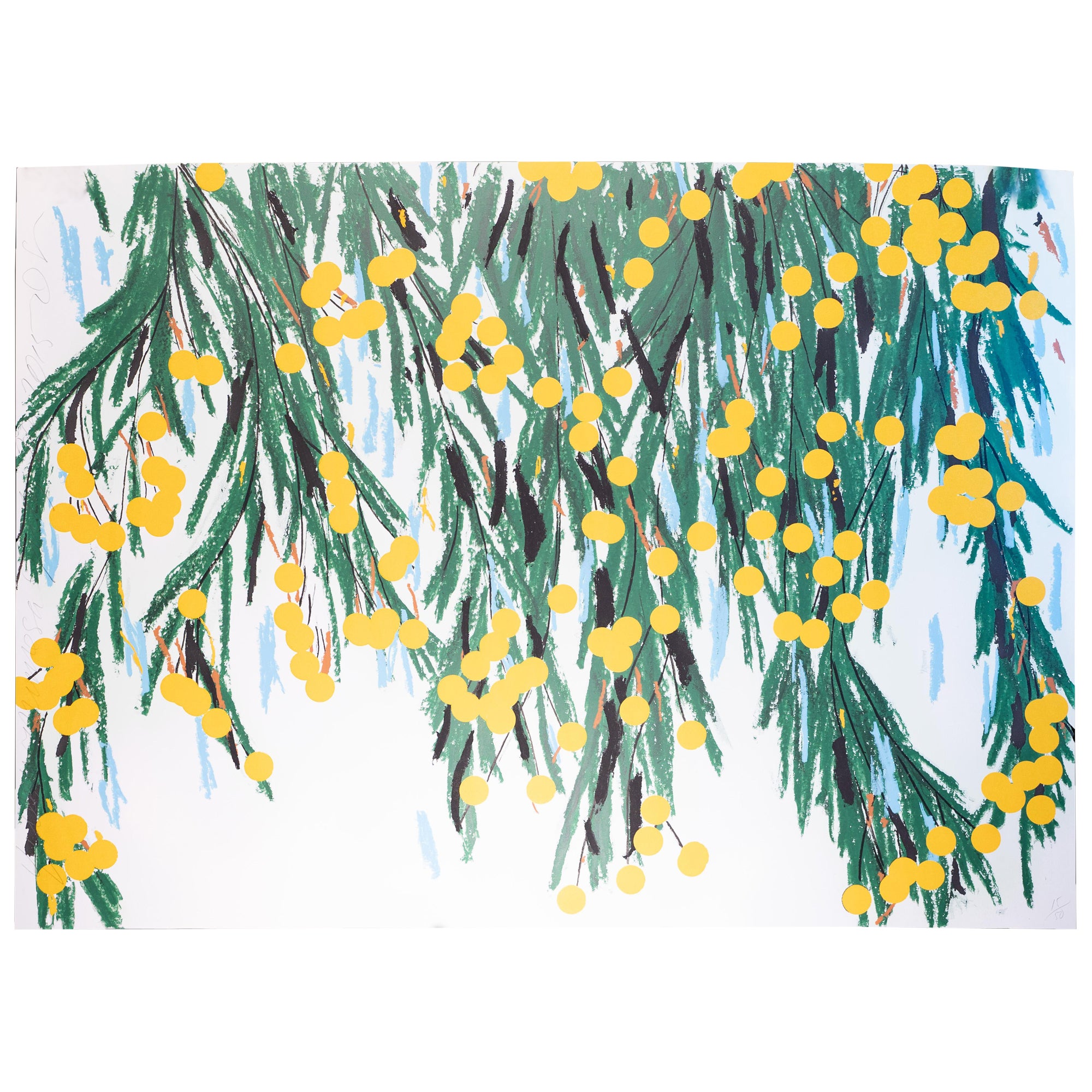 Donald Sultan - Big Poppies - Contemporary, 21st Century, Silkscreen ...