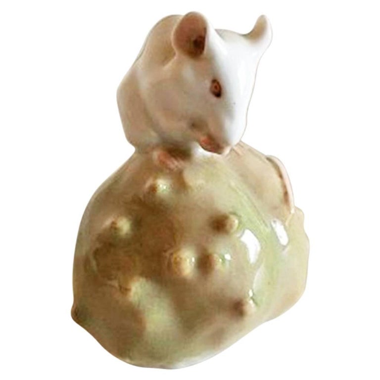 Royal Copenhagen Figurine Mouse on Nut at 1stDibs