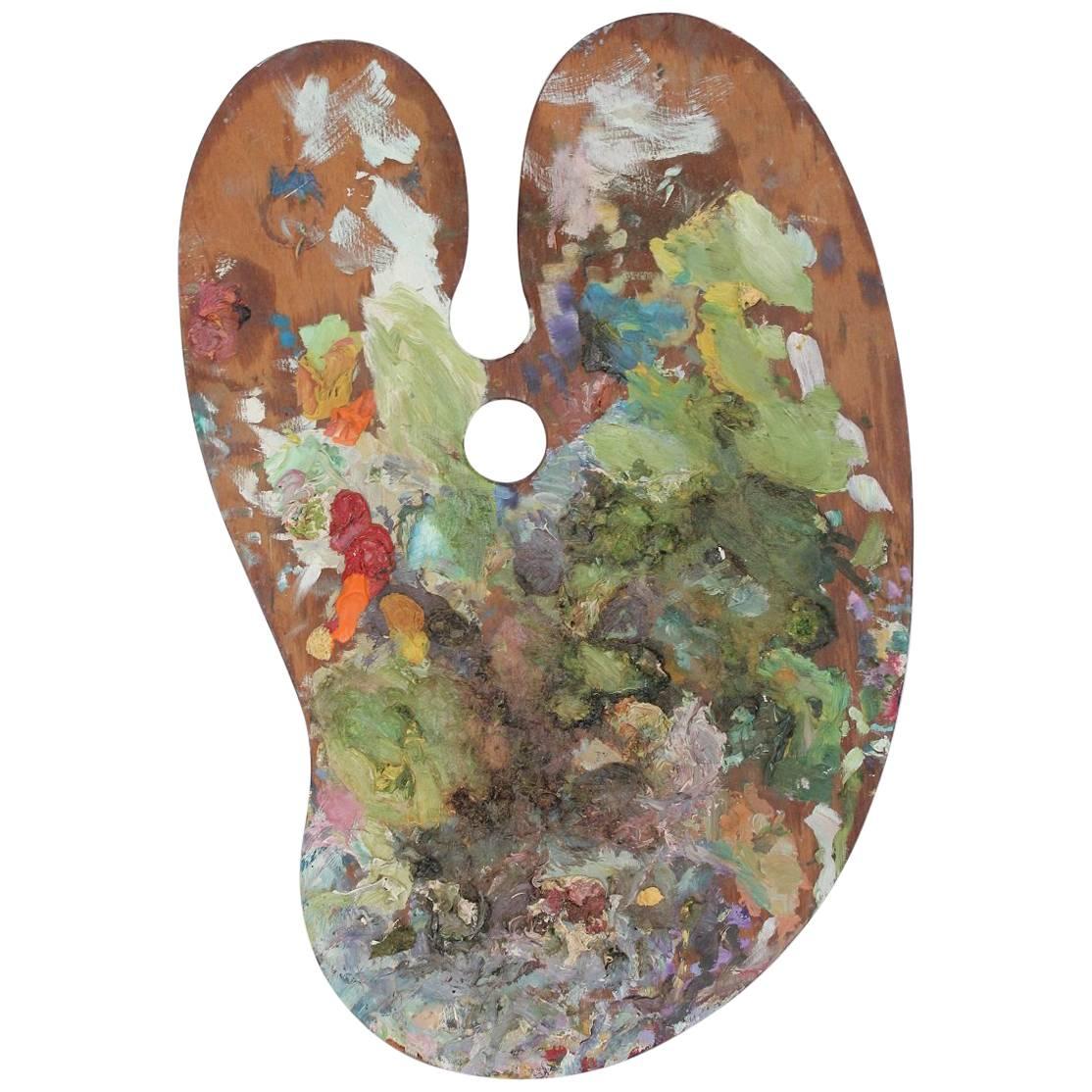 Large Vintage Artist's Palette For Sale at 1stDibs