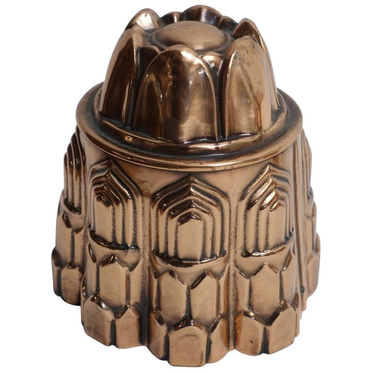 Antique Copper Pudding Mold, French, 19th Century at 1stDibs