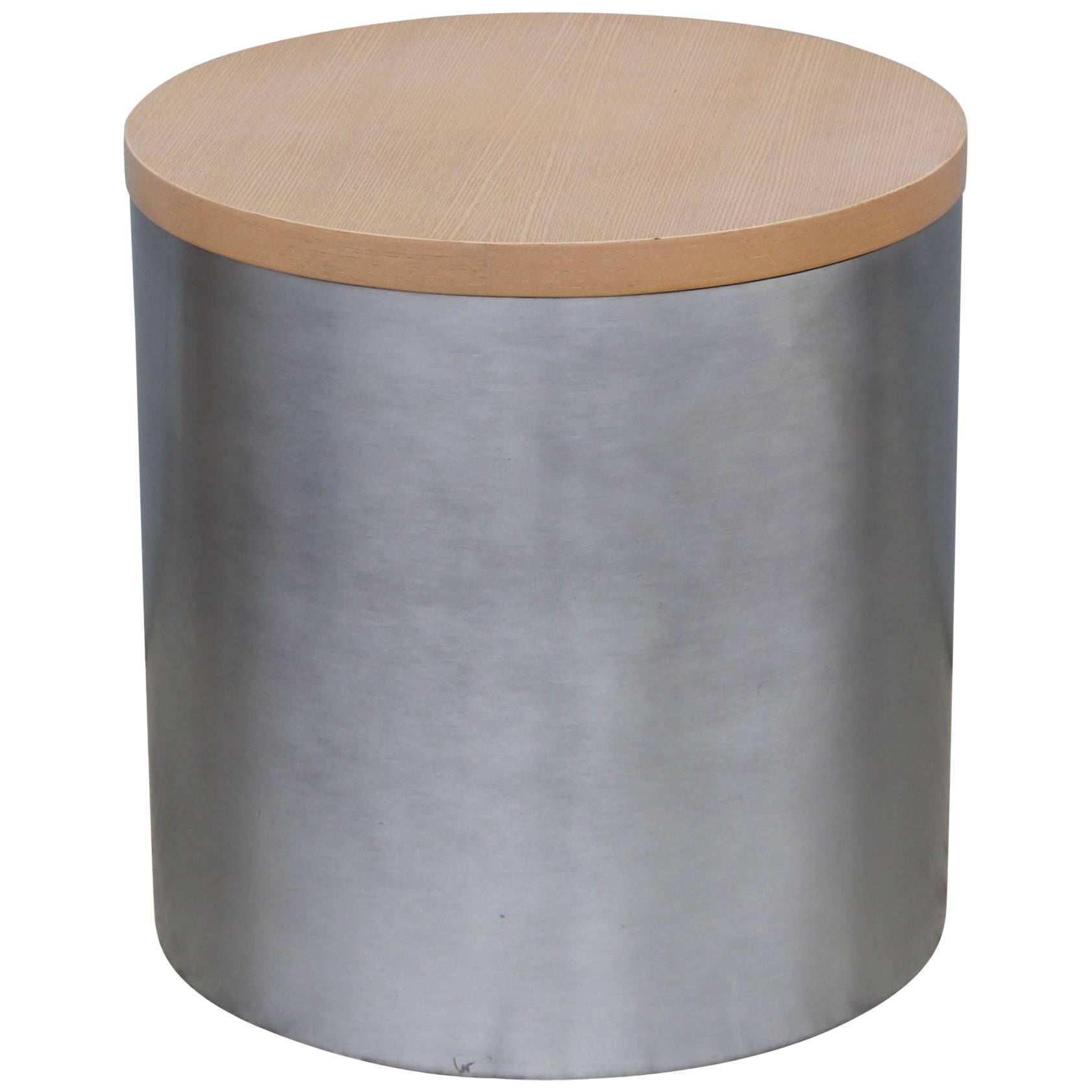 Interlocking Brass Side Table For Sale at 1stDibs