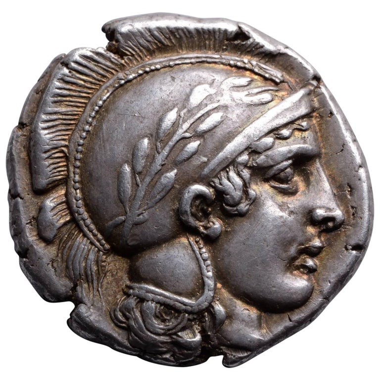 Heavy Gold Octadrachm Medallion Coin of Queen Arsinoe II, 253 BC at 1stdibs