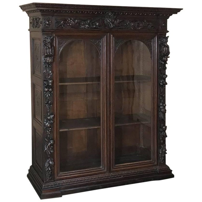 19th Century French Renaissance Barrister's Bookcase at 1stDibs