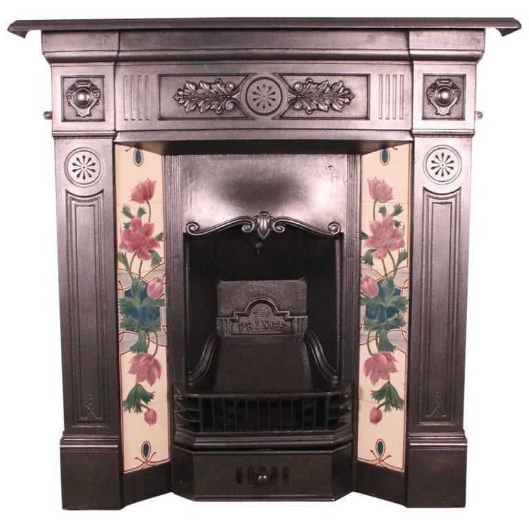 'The Prince' an Antique Late Victorian Cast Iron Combination Fireplace ...