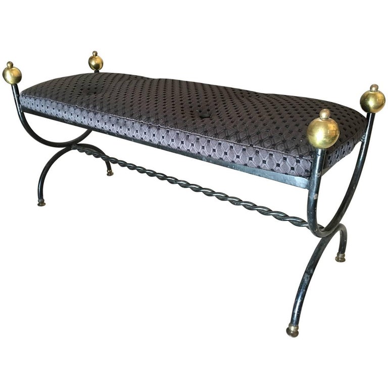 French 1940s Royere Style Bench at 1stDibs