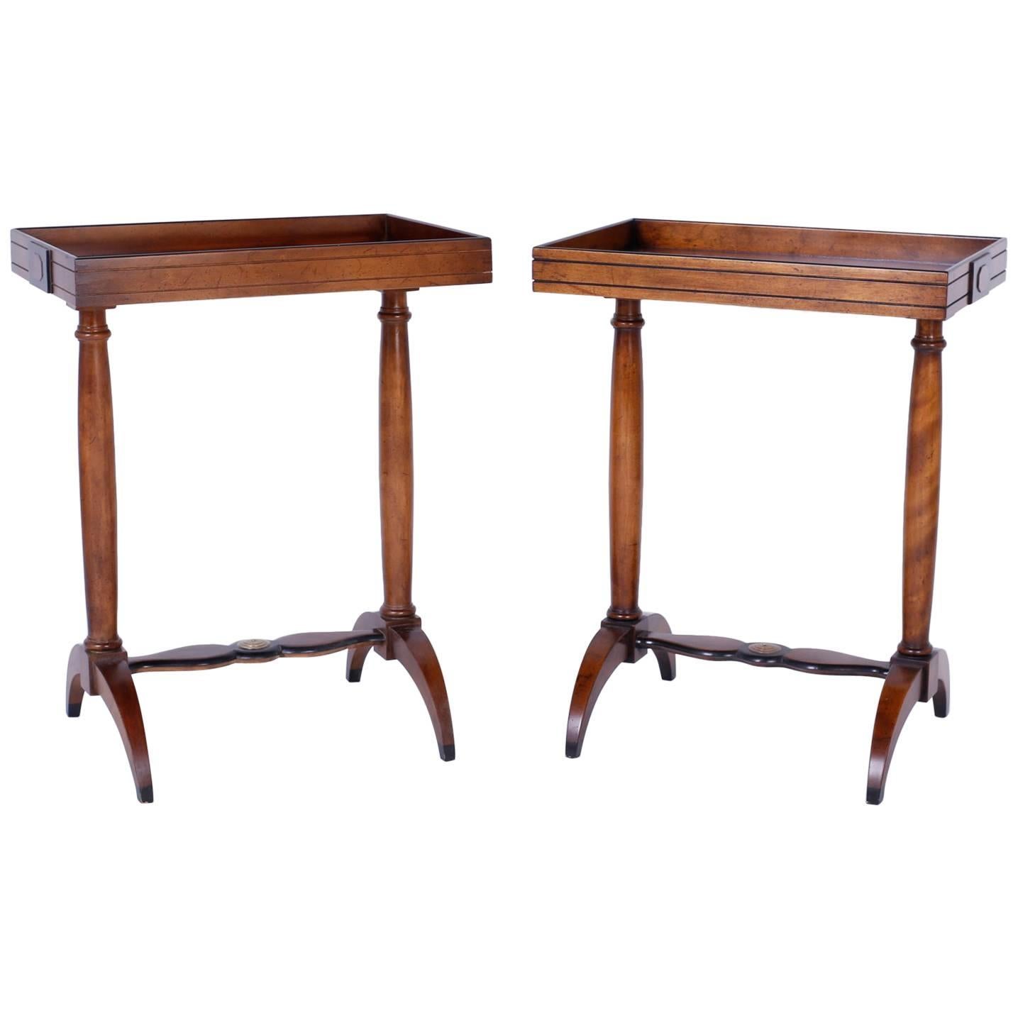 Pair of Tray Tables at 1stDibs