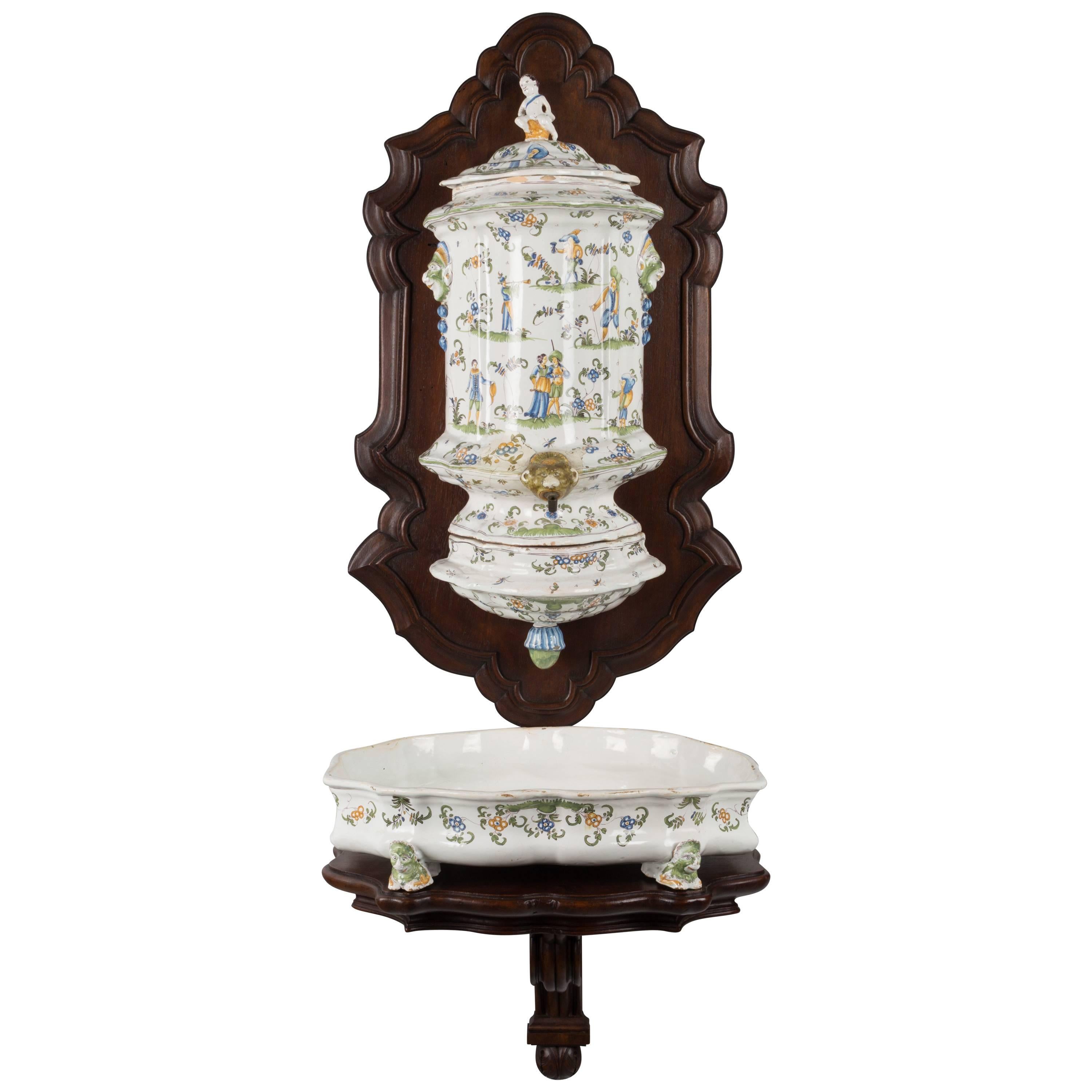 18th Century French Faience Lavabo from Moustiers For Sale at 1stDibs ...