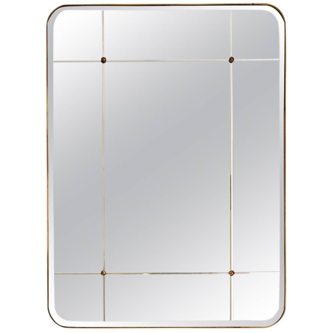Small Sanders Mirror by Lind + Almond For Sale at 1stDibs