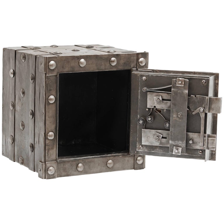 Small Italian Hobnail Antique Safe, 19th Century at 1stDibs | 19th ...