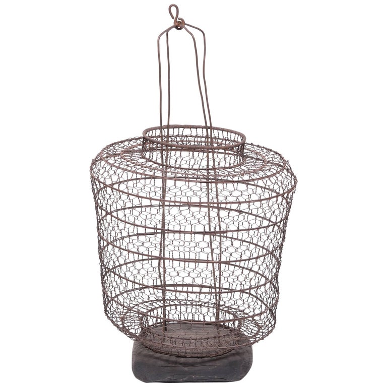 19th Century Chinese Twisted Wire Lantern at 1stDibs