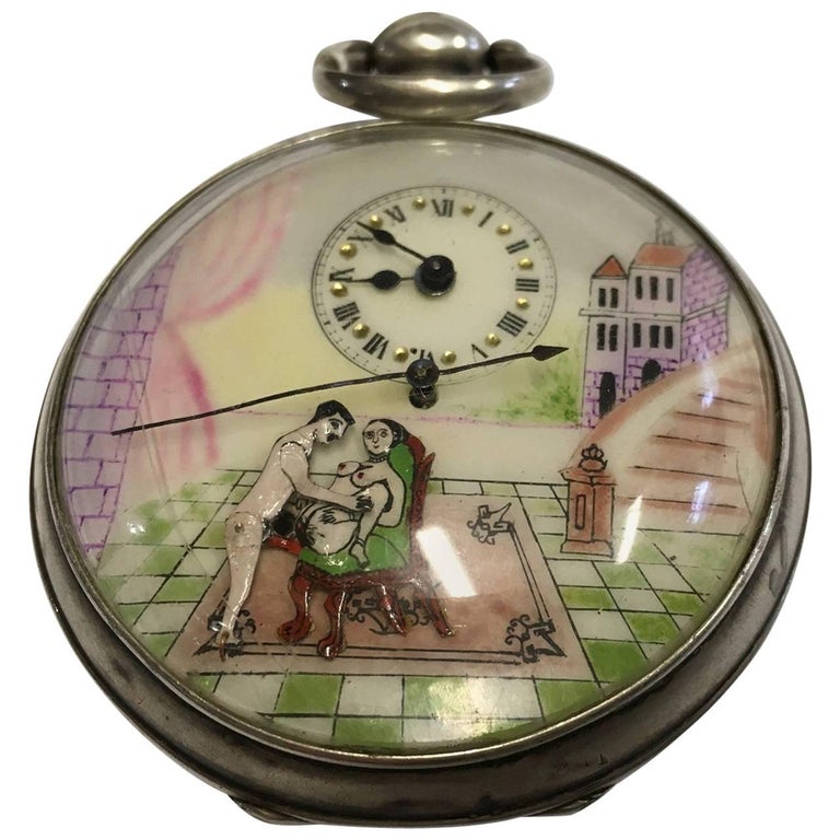 Early 19th Century Chinese Automaton Pocket Watch at 1stDibs