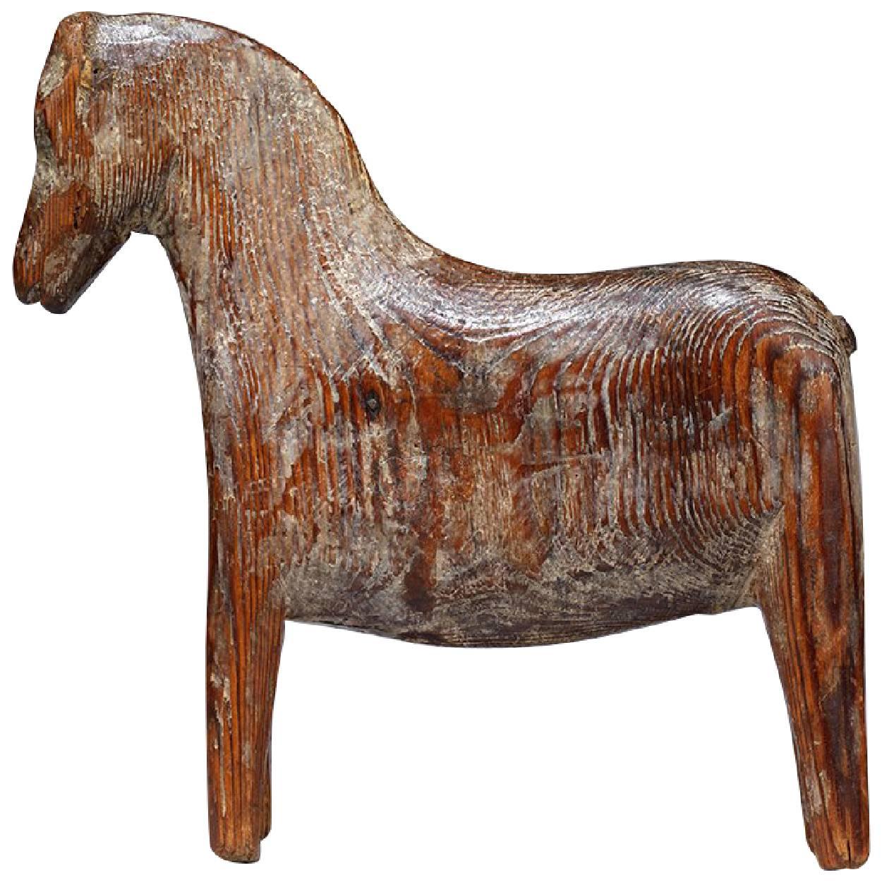 Primitive Folk Art "Darla" Horse For Sale at 1stDibs