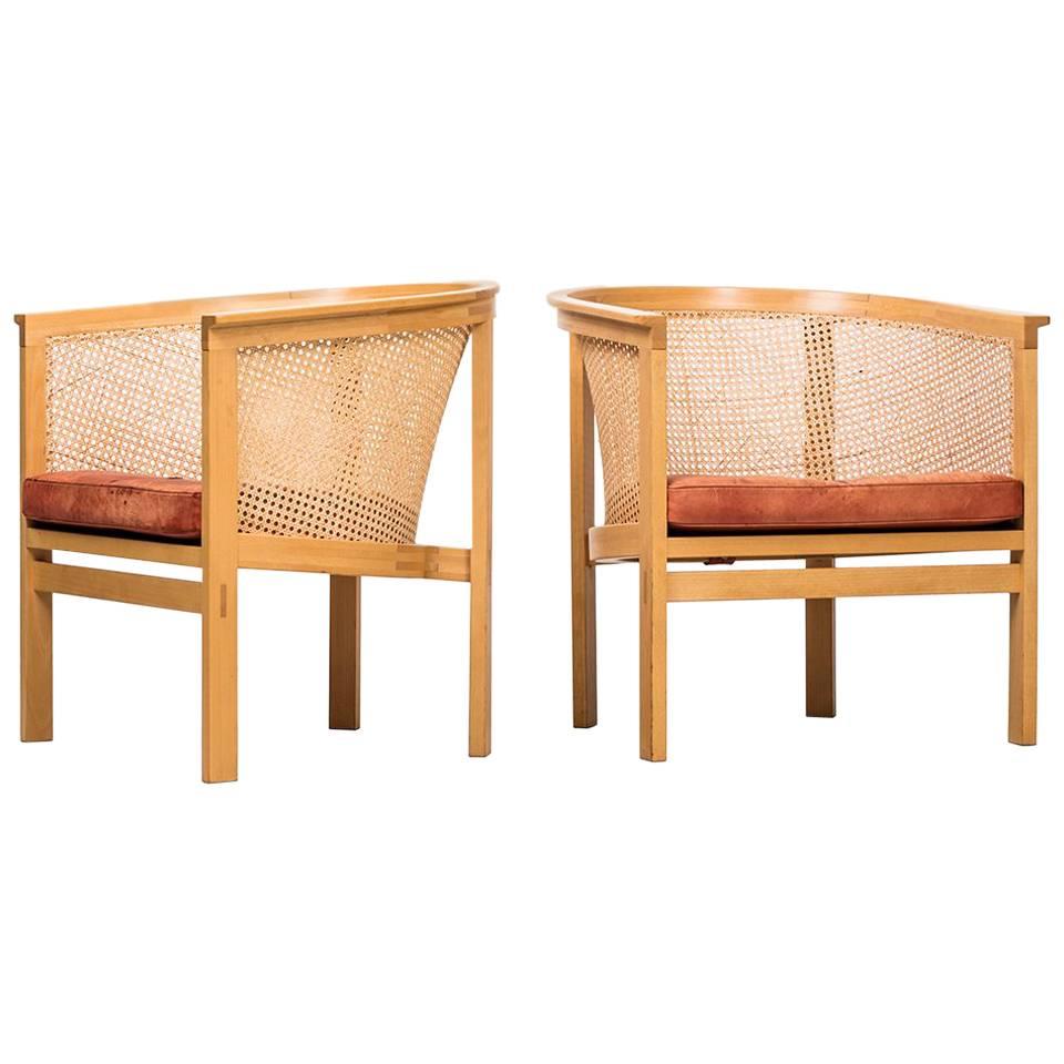 Rud Thygesen and Johnny Sørensen Easy Chairs Model 7701 by Botium in ...