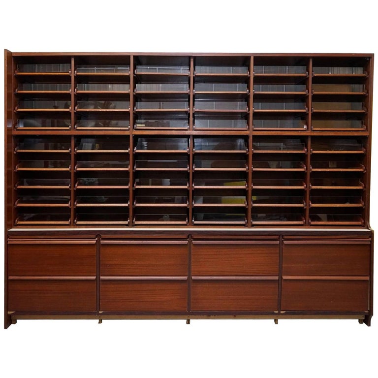 1 of 3 Vintage Haberdashery Cabinets Storage Units with Drawers at ...