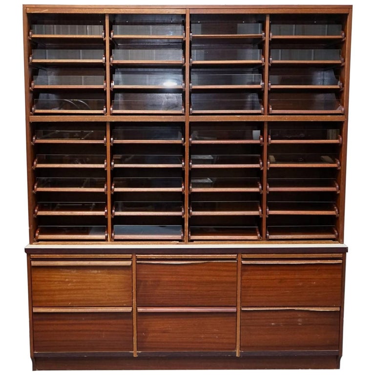 1 of 3 Vintage Haberdashery Cabinets Storage Units with Drawers at 1stDibs