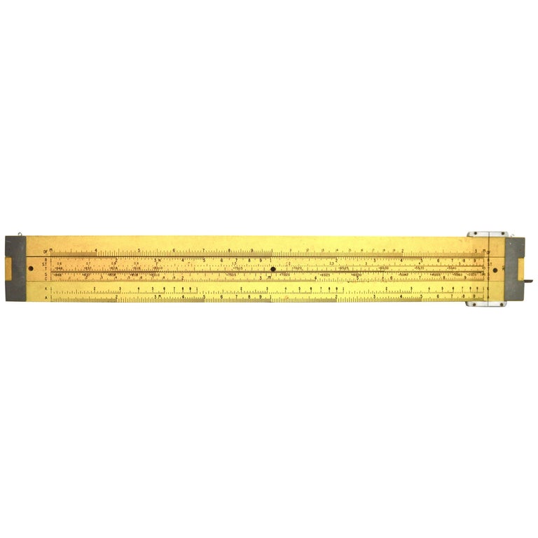 Large Slide Ruler by Pickett for Display or Teaching Aid at 1stDibs
