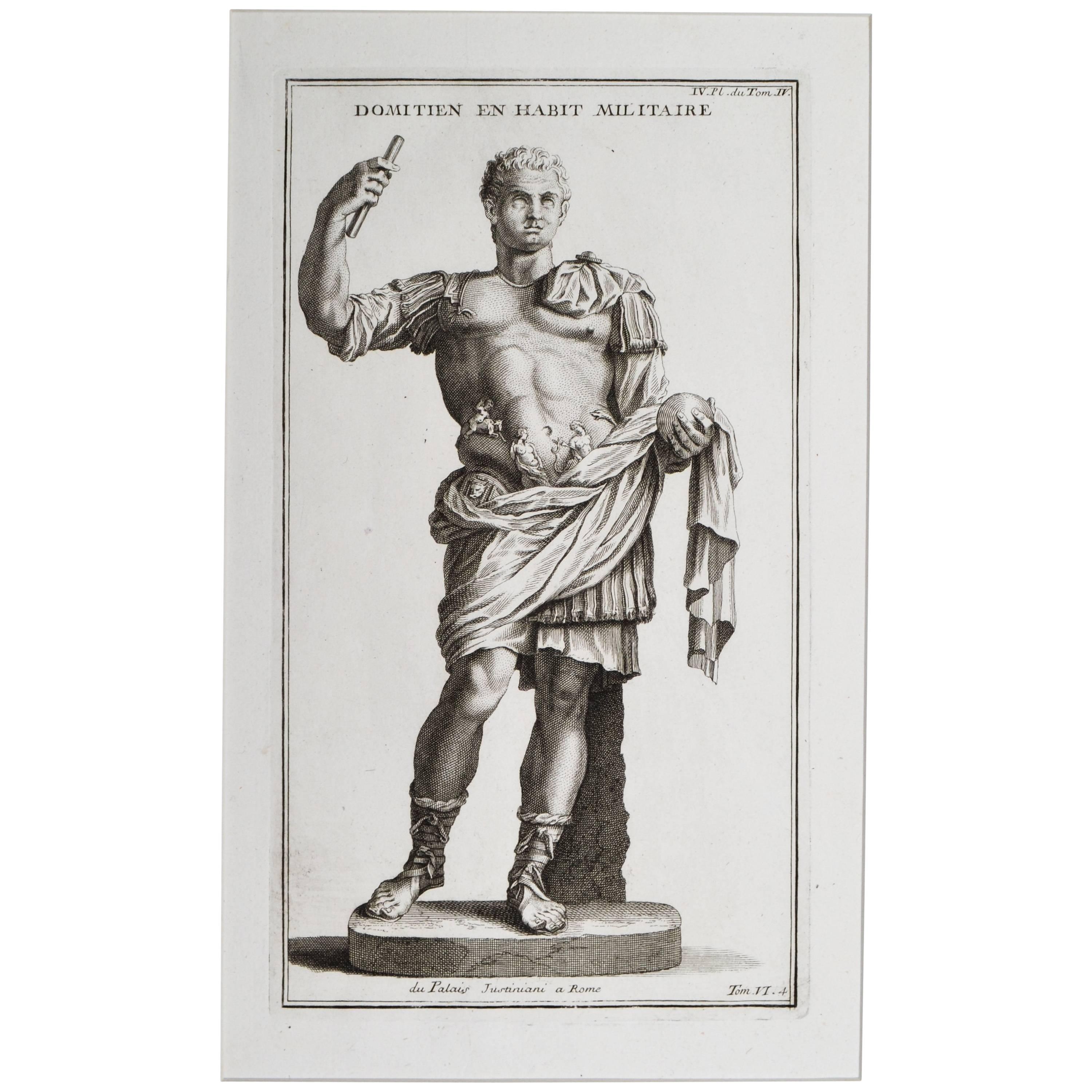 Emperor Domitian in Military Uniform For Sale at 1stDibs
