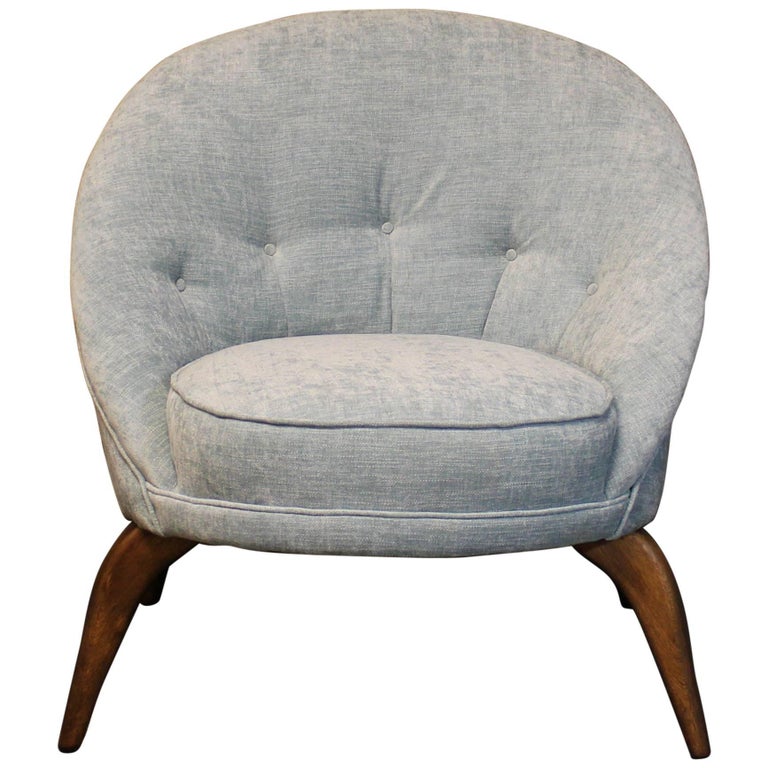 Mid-Century Modern Spider Leg Club Chair in the Style of Jean Royère at ...