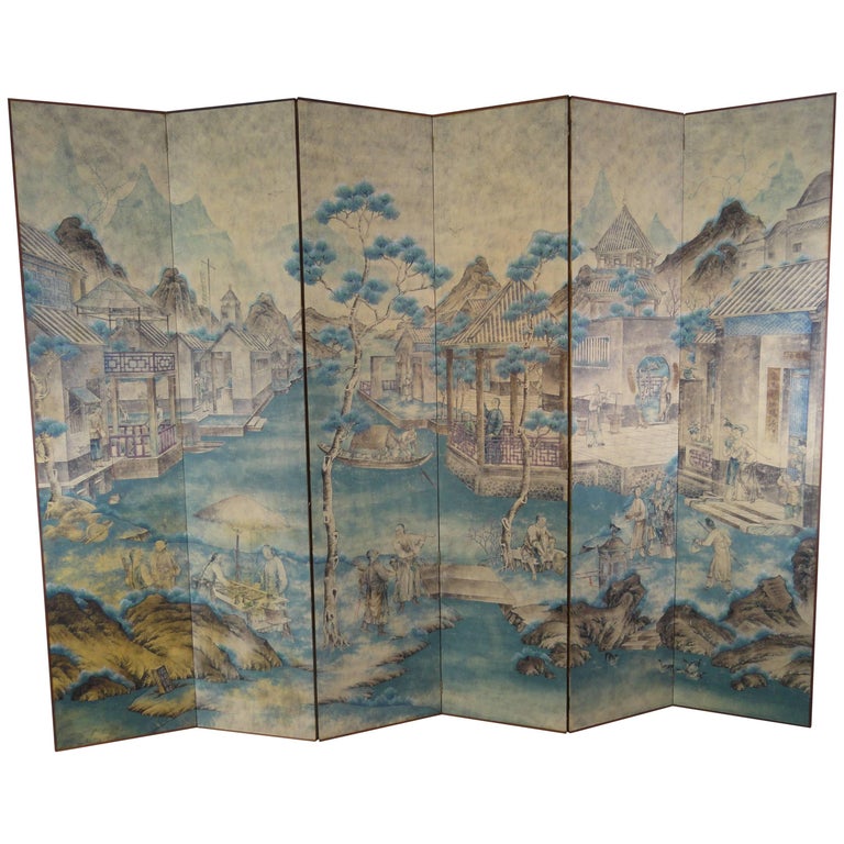 Later 18th-Early 19th Century Chinese Screen at 1stDibs