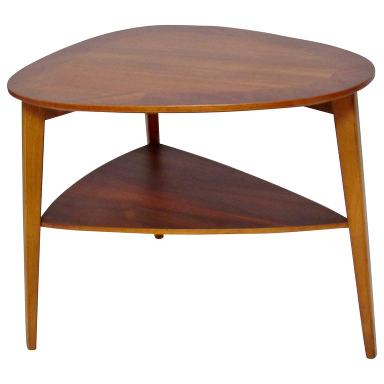 Midcentury Teak End Table by Holger Georg Jensen for Kubus, circa 1960 ...