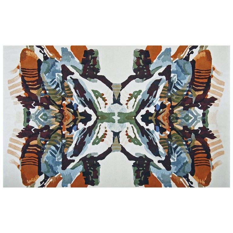 'Sans Titre' Hand-Tufted Area Rug by DEM 189 and Pinton For Sale at ...