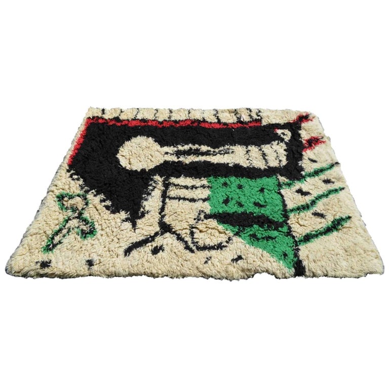 Picasso Shag Rug at 1stDibs