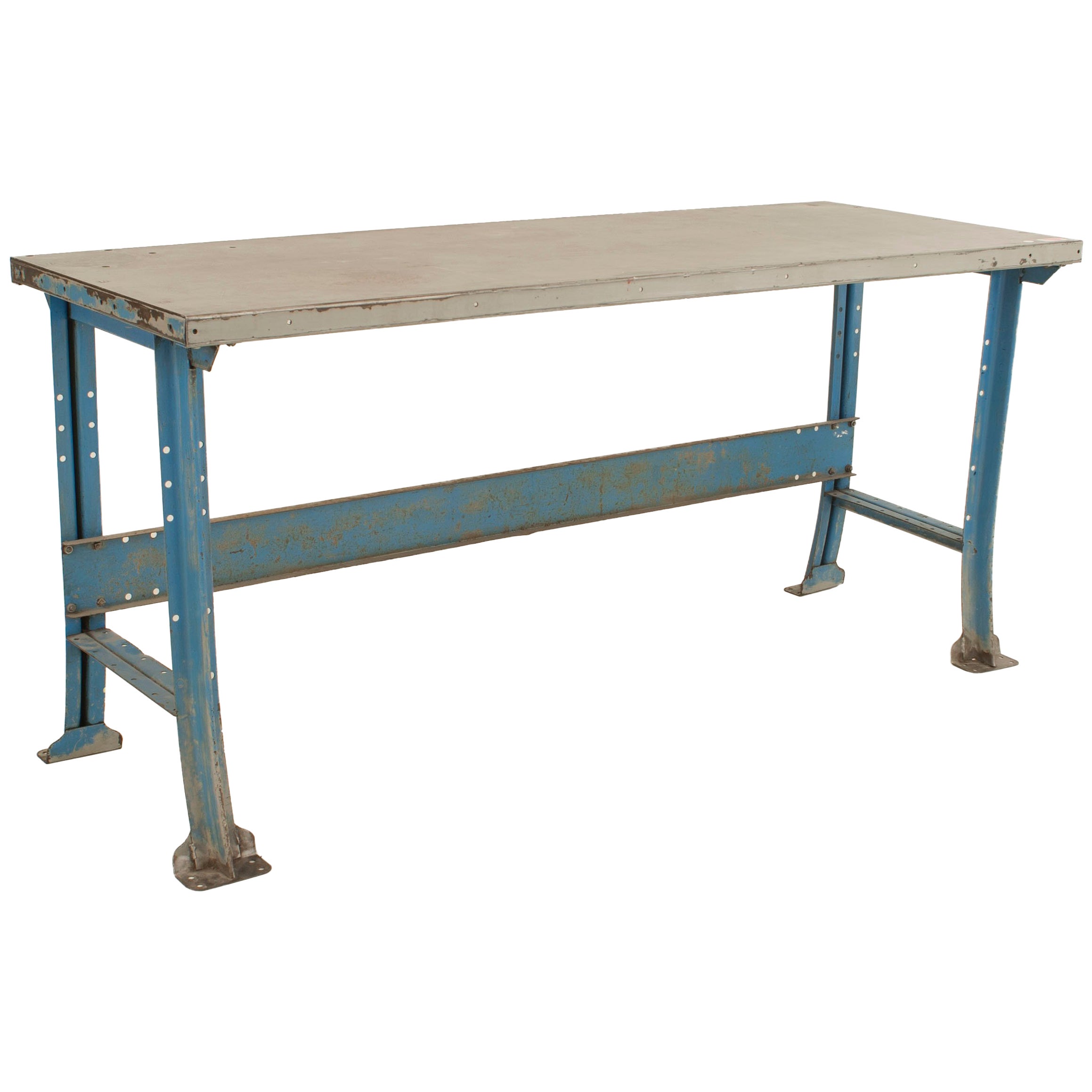 American Industrial Steel Metal Work Cart Stand Table Steampunk by ...